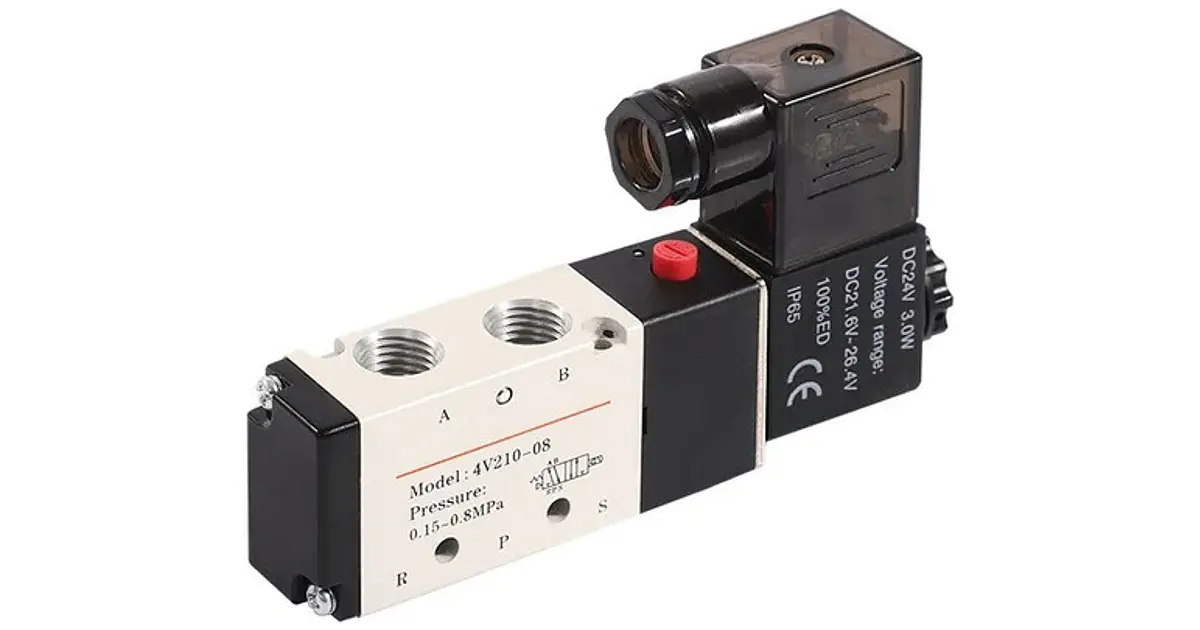 Electrovalvula Neumatica 5/2 Con Bobina 24vdc