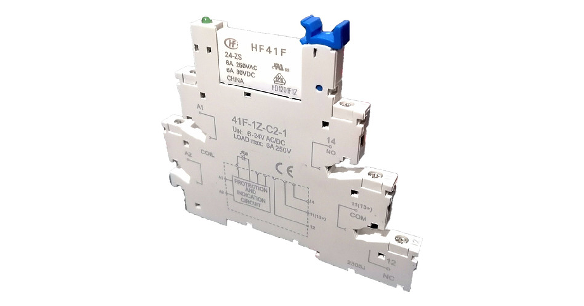 Rele Interface Ultradelgado (slim), Voltaje 24v Dc/ac