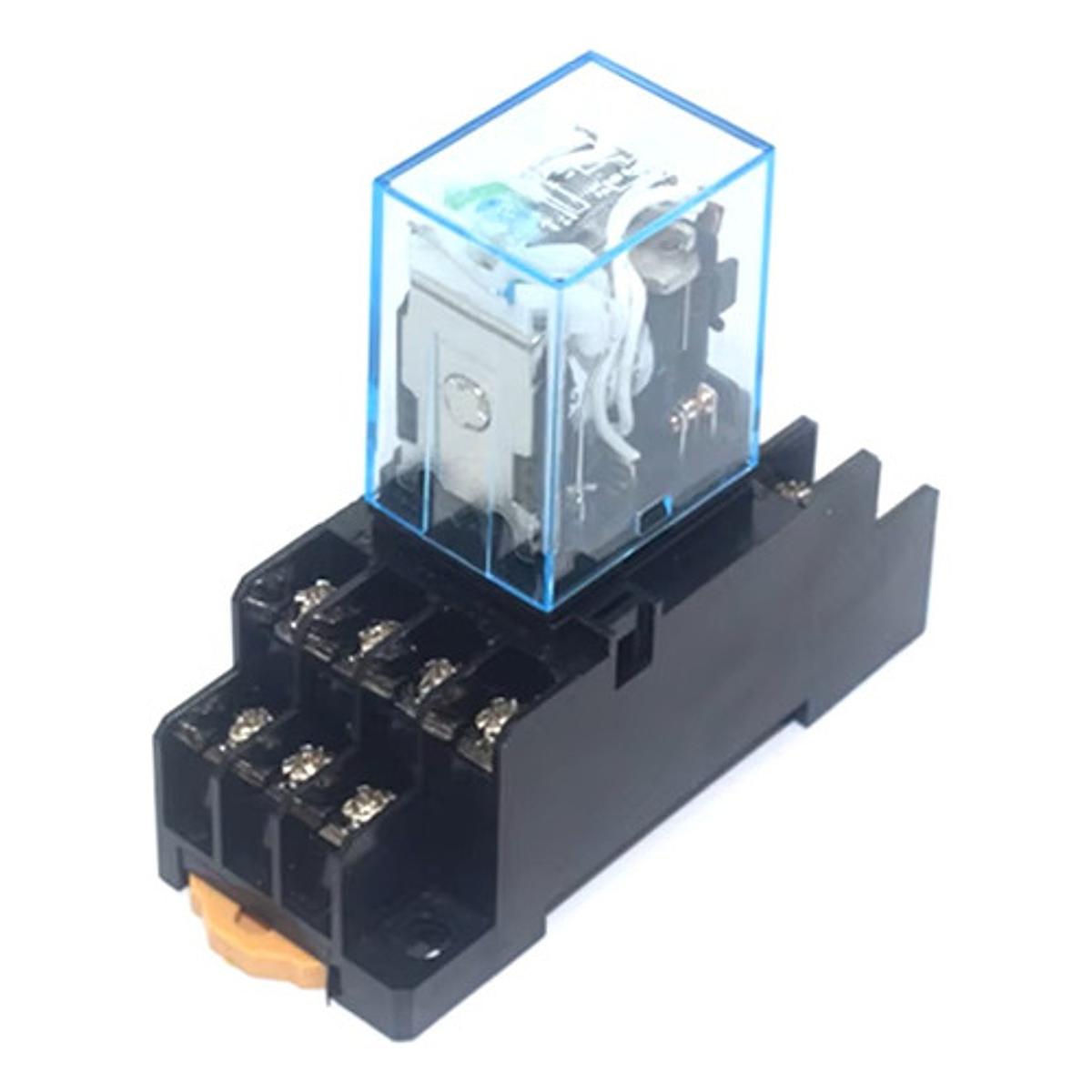 Rele 14 Pines 24vac Con Base, 4no + 4nc