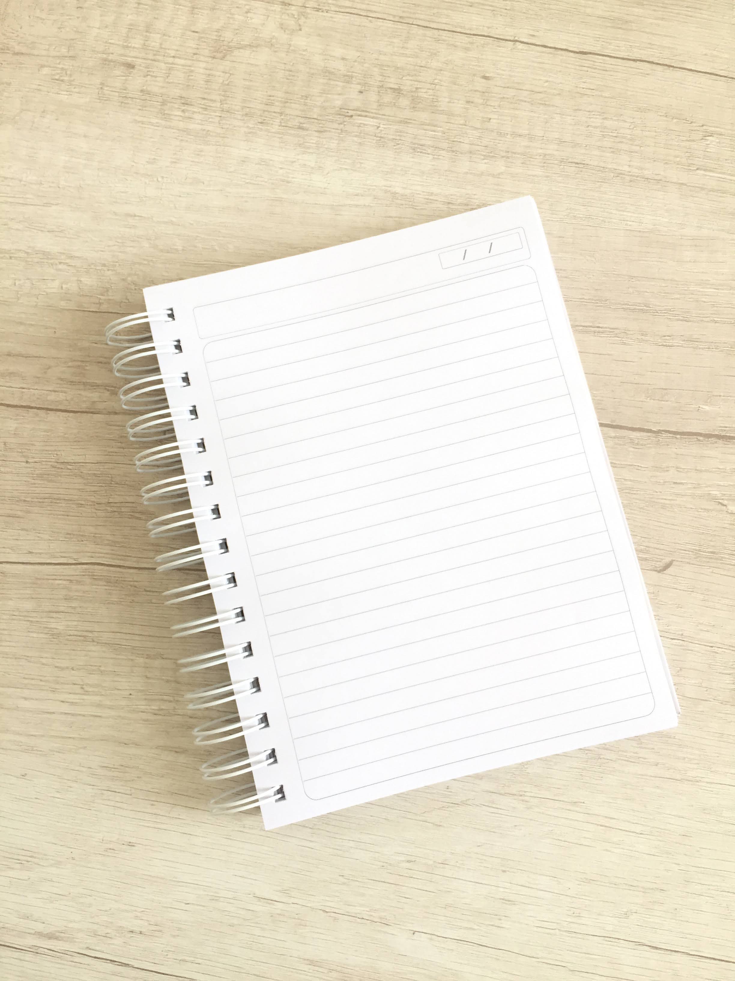 Cuaderno Personalizado de líneas