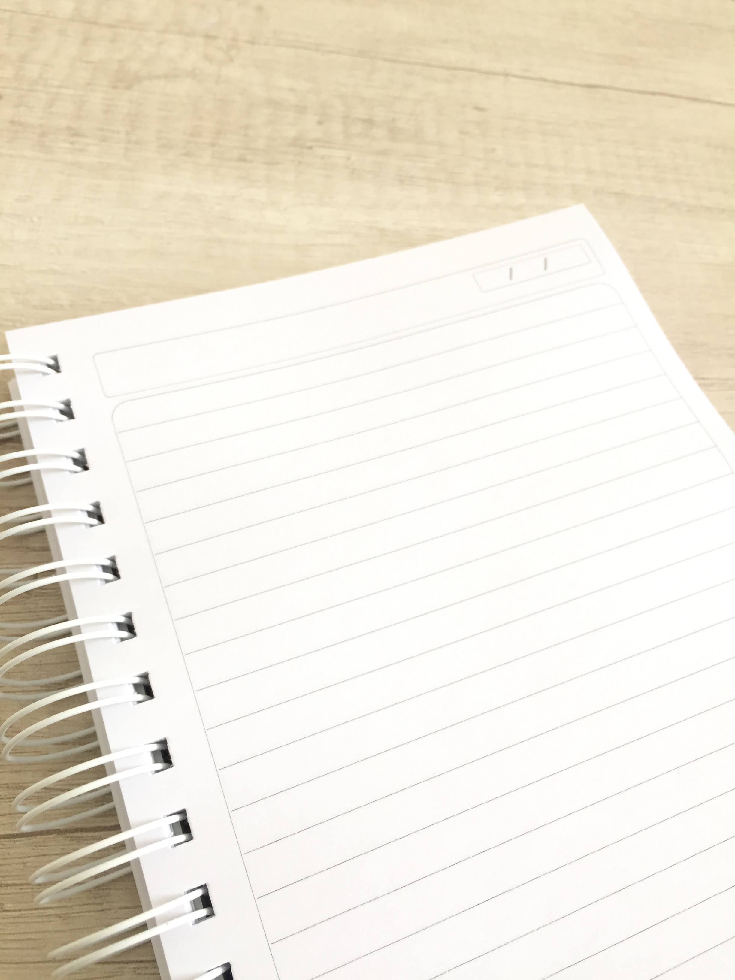 Cuaderno Personalizado de líneas