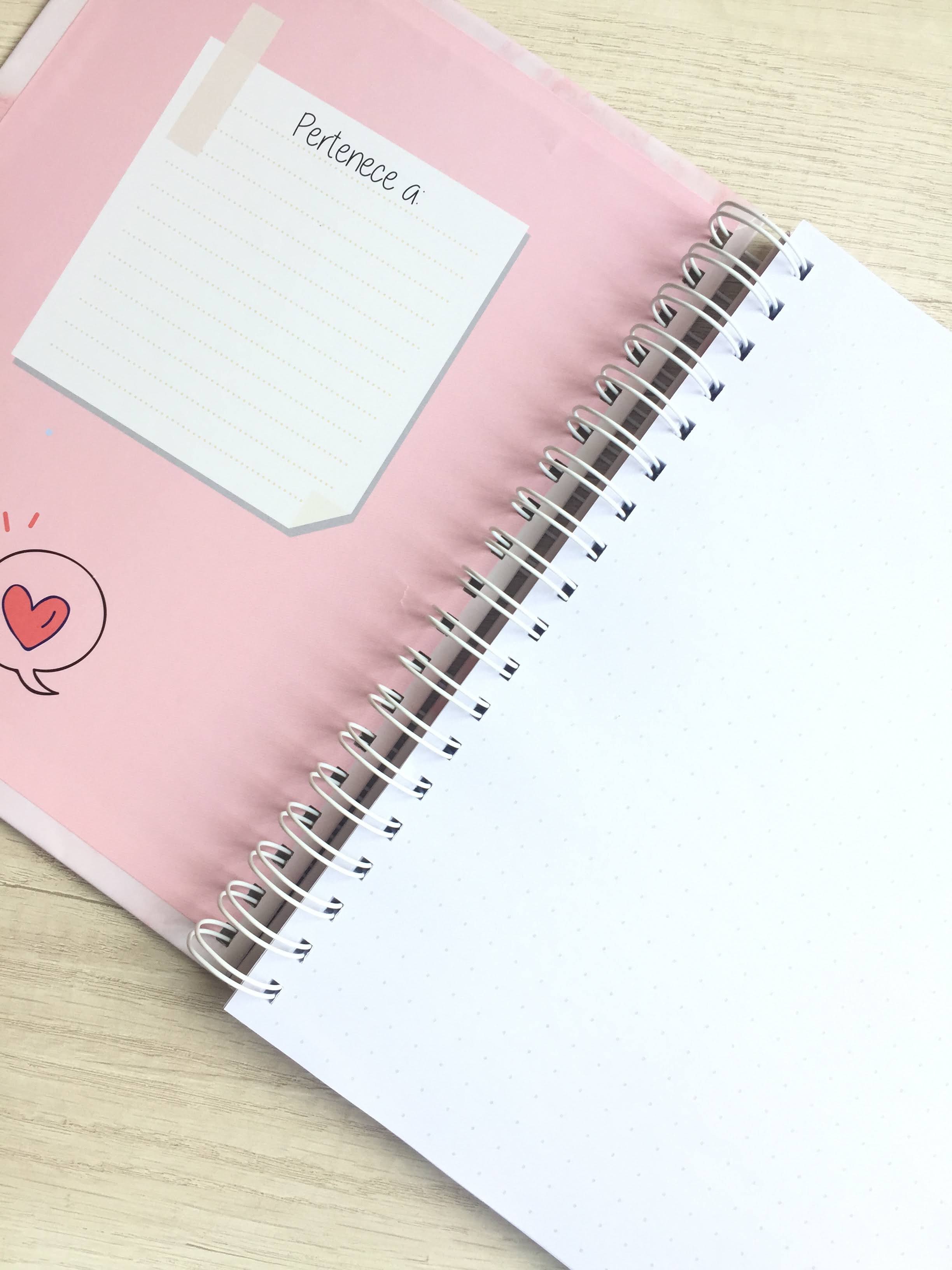 Cuaderno personalizado A6 (puntos, líneas, cuadriculado y...