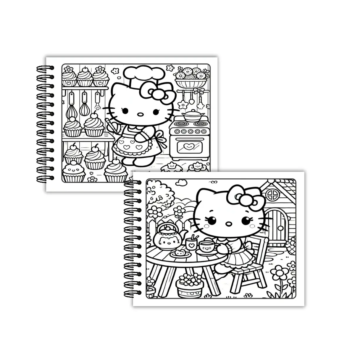 Libro de colorear hello kitty