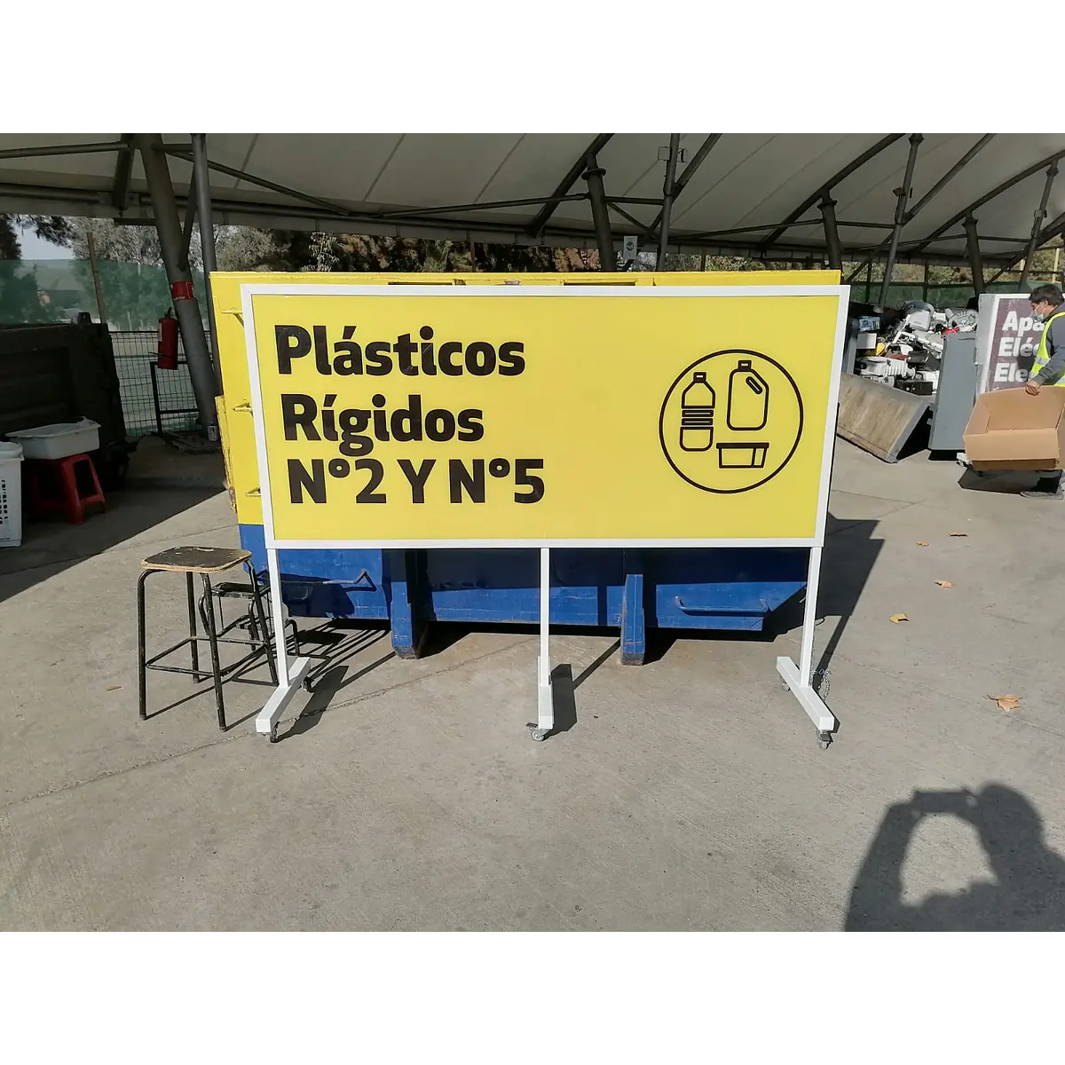 Cartel Publicitario con Soporte T | Caballete | Stand