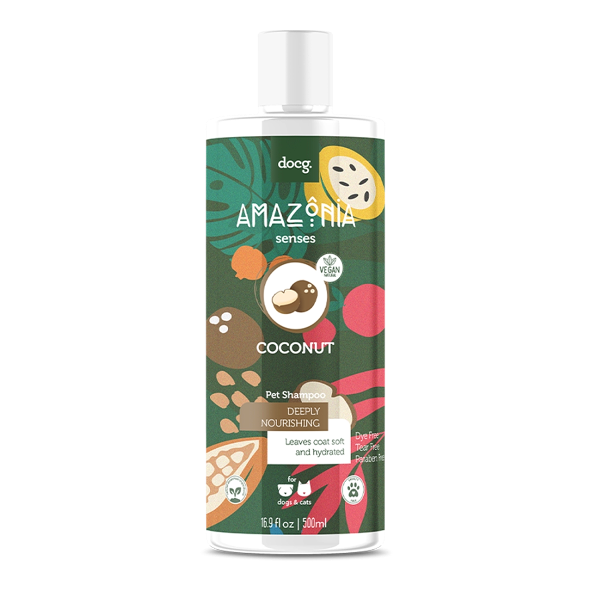 Shampoo Amazonia Coconut 500 ml Perros y Gatos