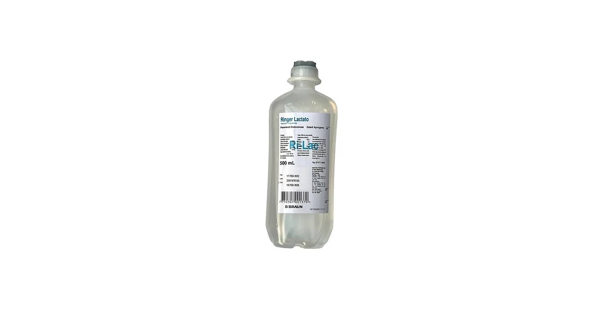 Suero Ringer Lactato 500 ml BBraun