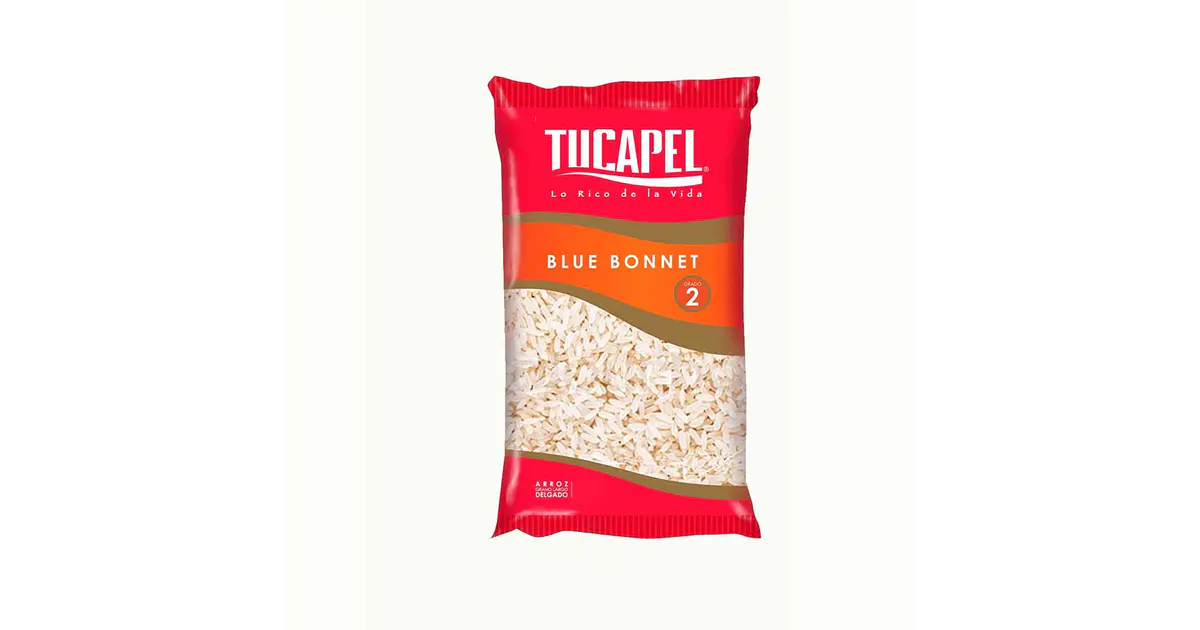 Arroz Tucapel Blue Bonnet Grado 2 Bolsa 900g