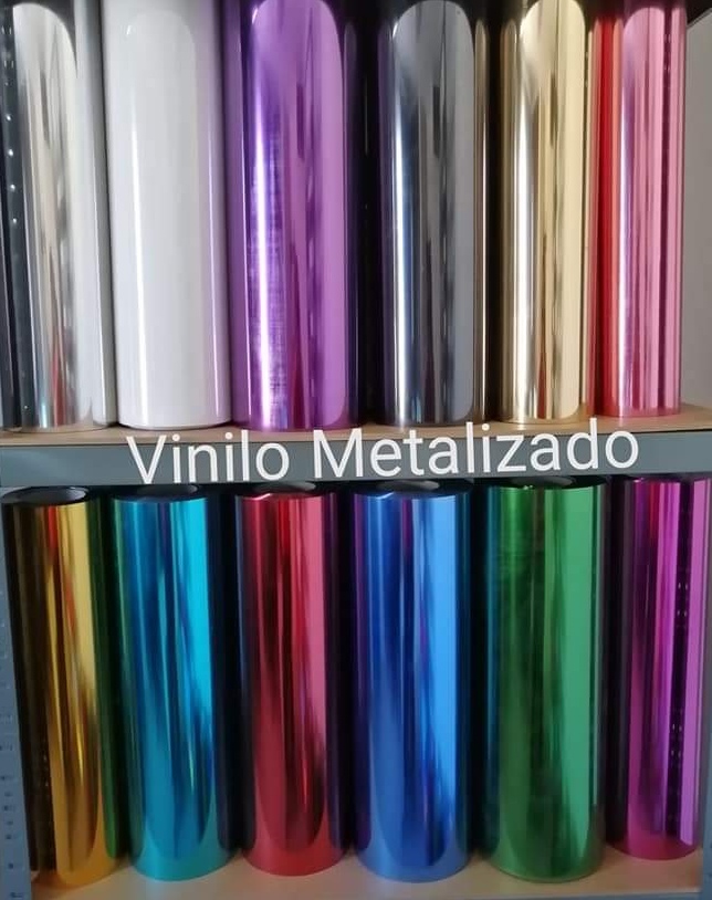 Vinilo Textil Metalizado tipo foil