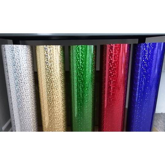 Vinilo Textil Holográfico Vidrio Roto