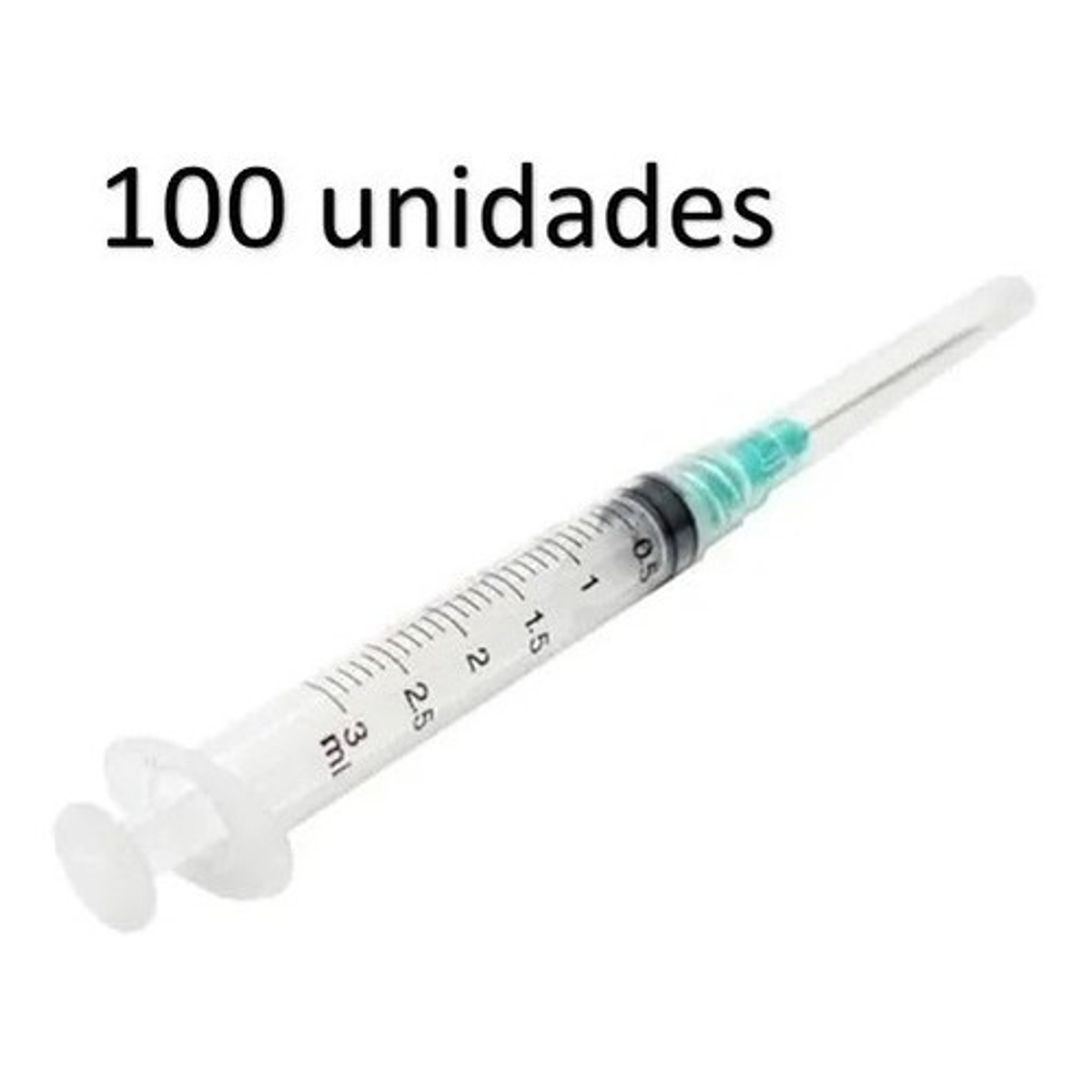 Jeringa Desechable Luer Lock 3cc 21g X 1 ½ Caja X100 Und.