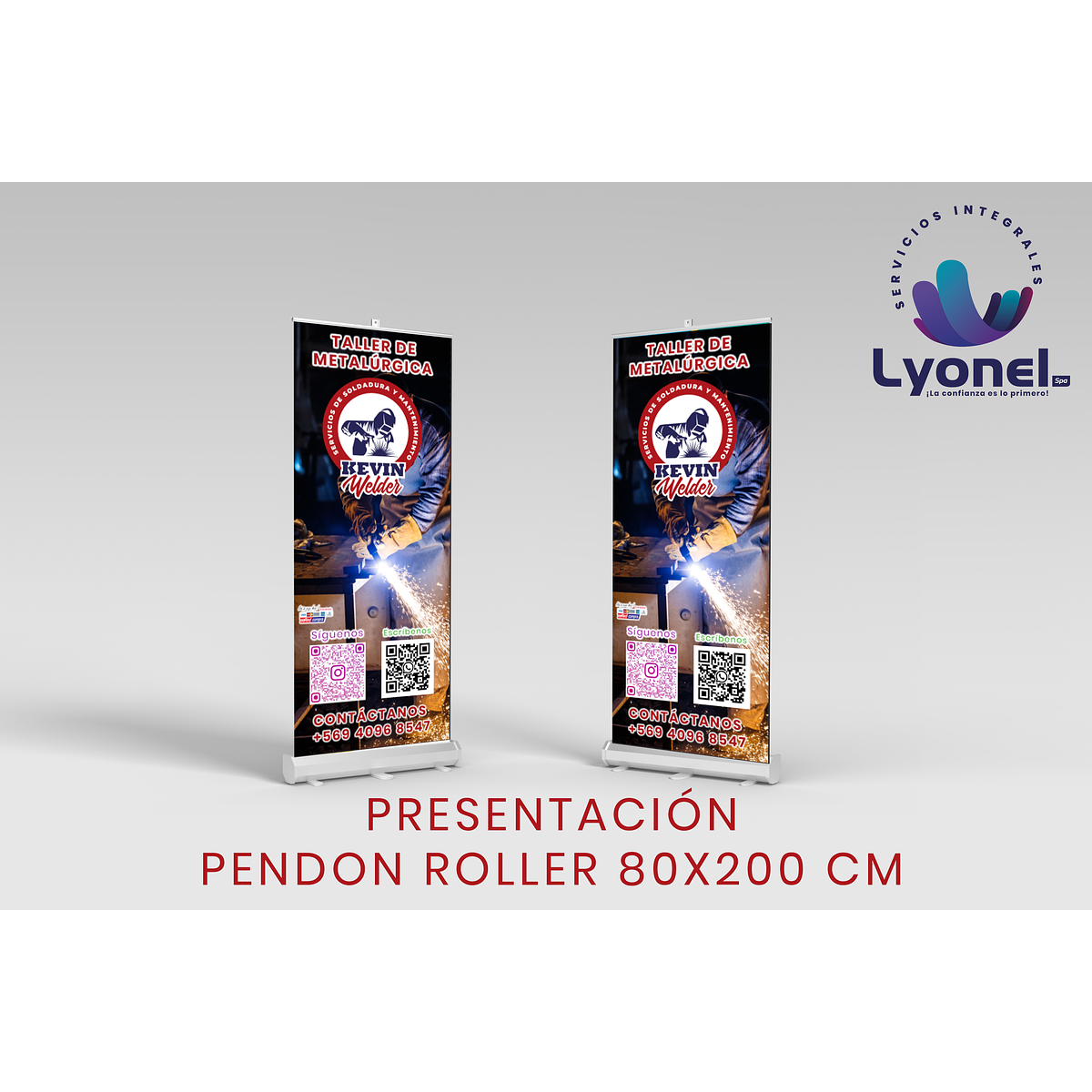 Pendón Rollers 80x200 cm