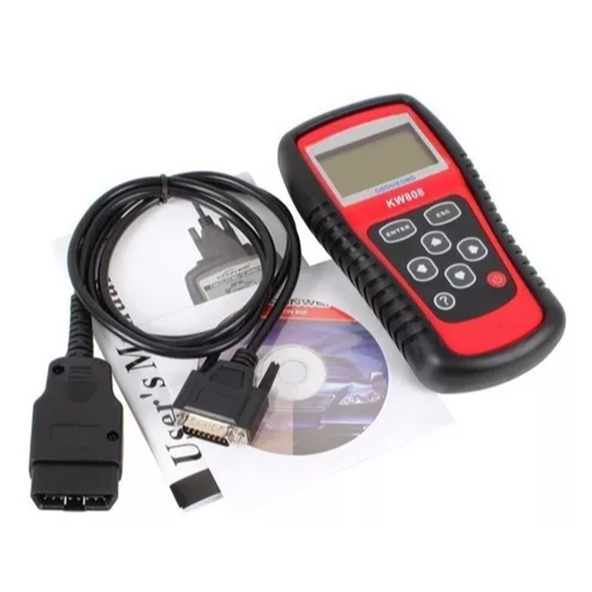 Escaner Automotriz Konnwei Kw808 Obd2 / Eobd Multimarcas ...