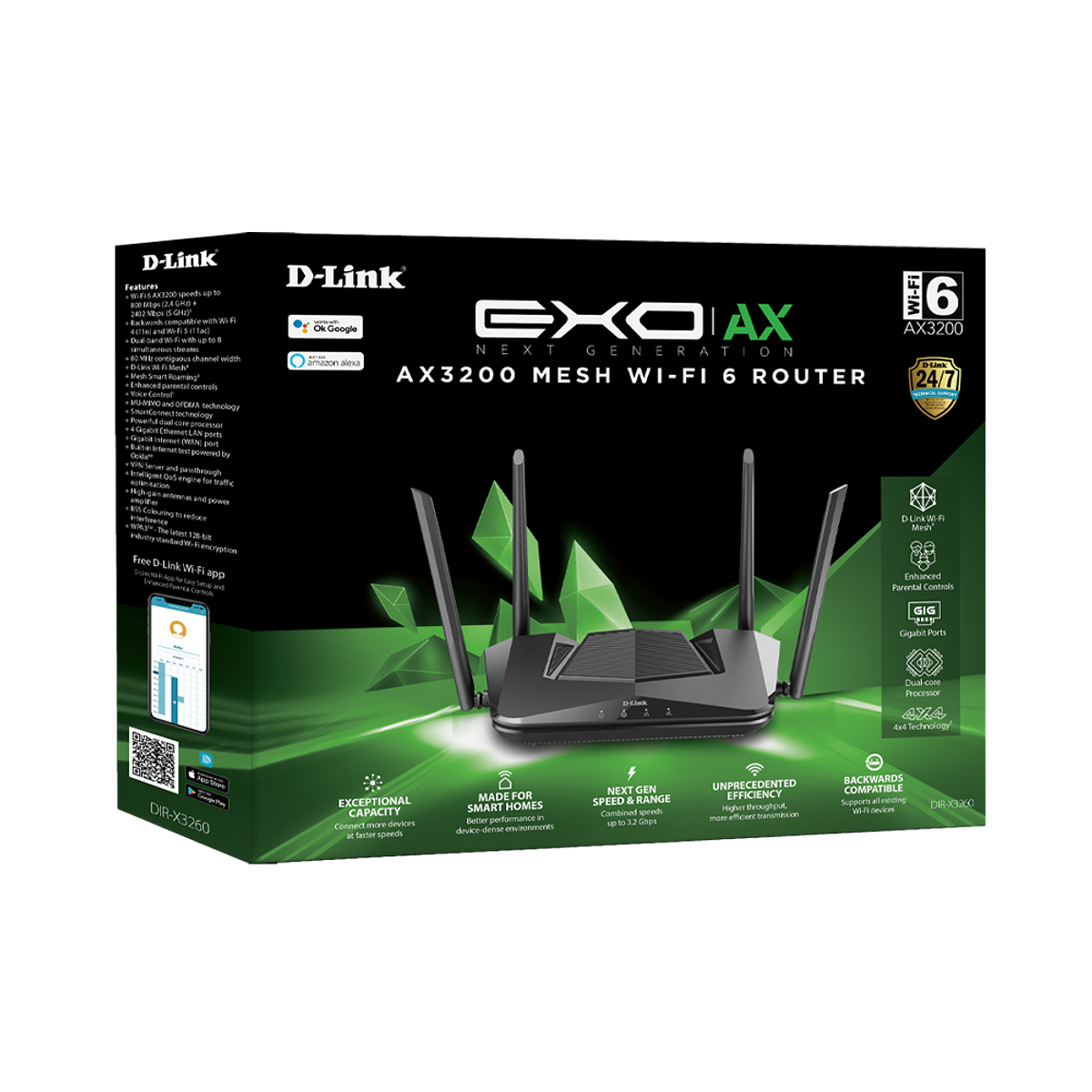 D-LINK Smart Router Mesh AX3200 Wi-Fi 6 DLINK | Invasión Gamer