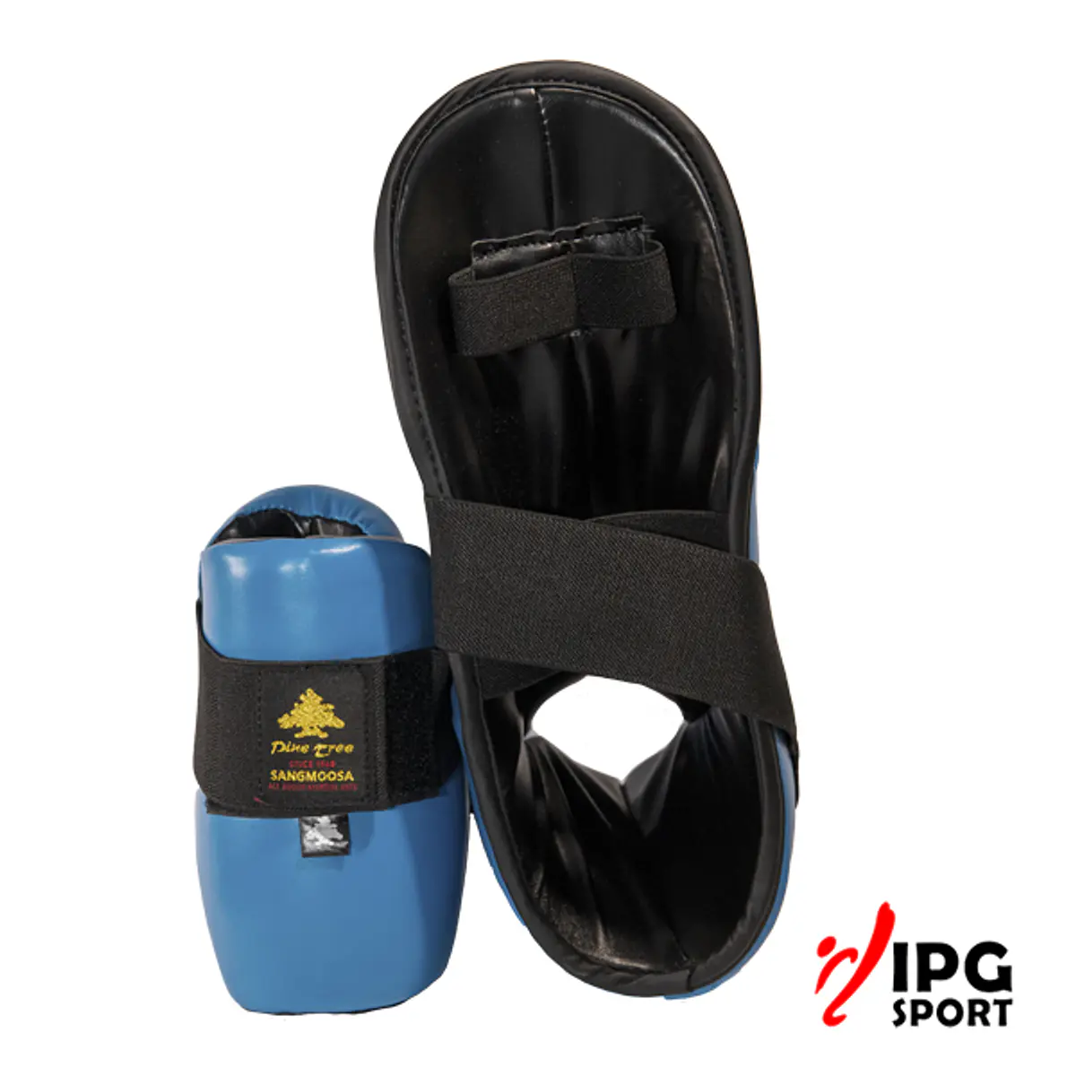 Bota pie taekwondo ITF Pine Tree Rojo - Azul