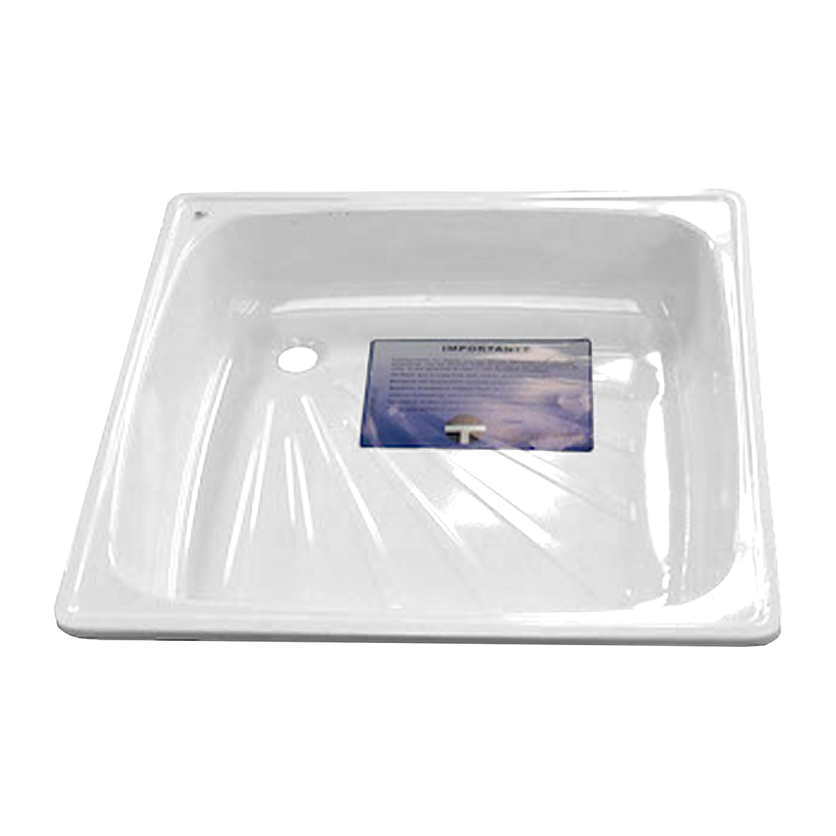 Receptáculo de Acero para Ducha 70x70x16cm Täumm | Iris Chile