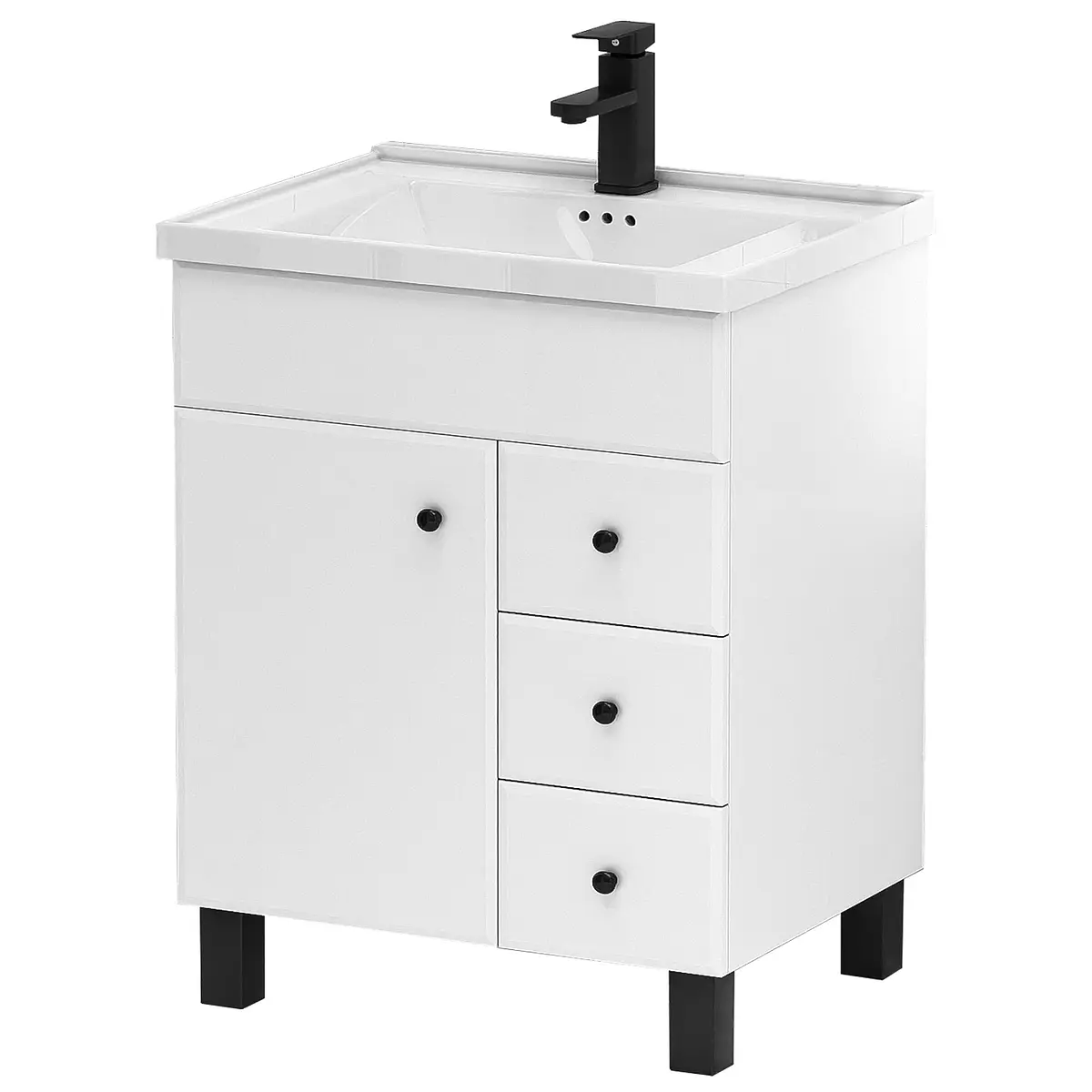 Kit Mueble Vanitorio Iris 70 cm Blanco | Iris Chile