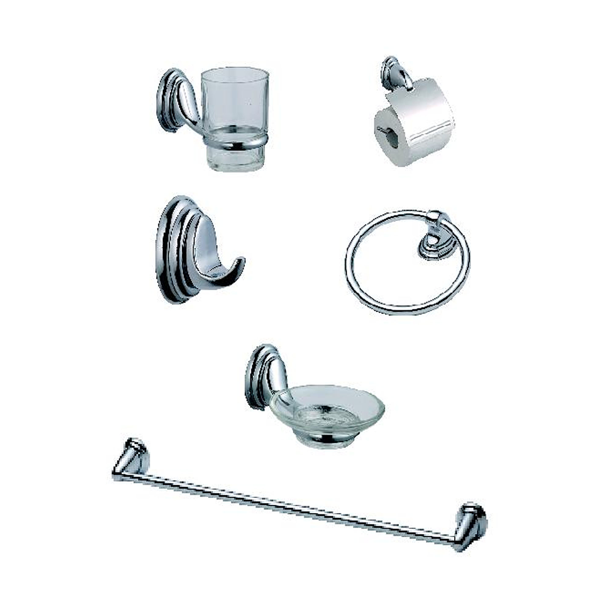 Kit de Accesorios de pared Colomba para baño Täumm | Iris Chile