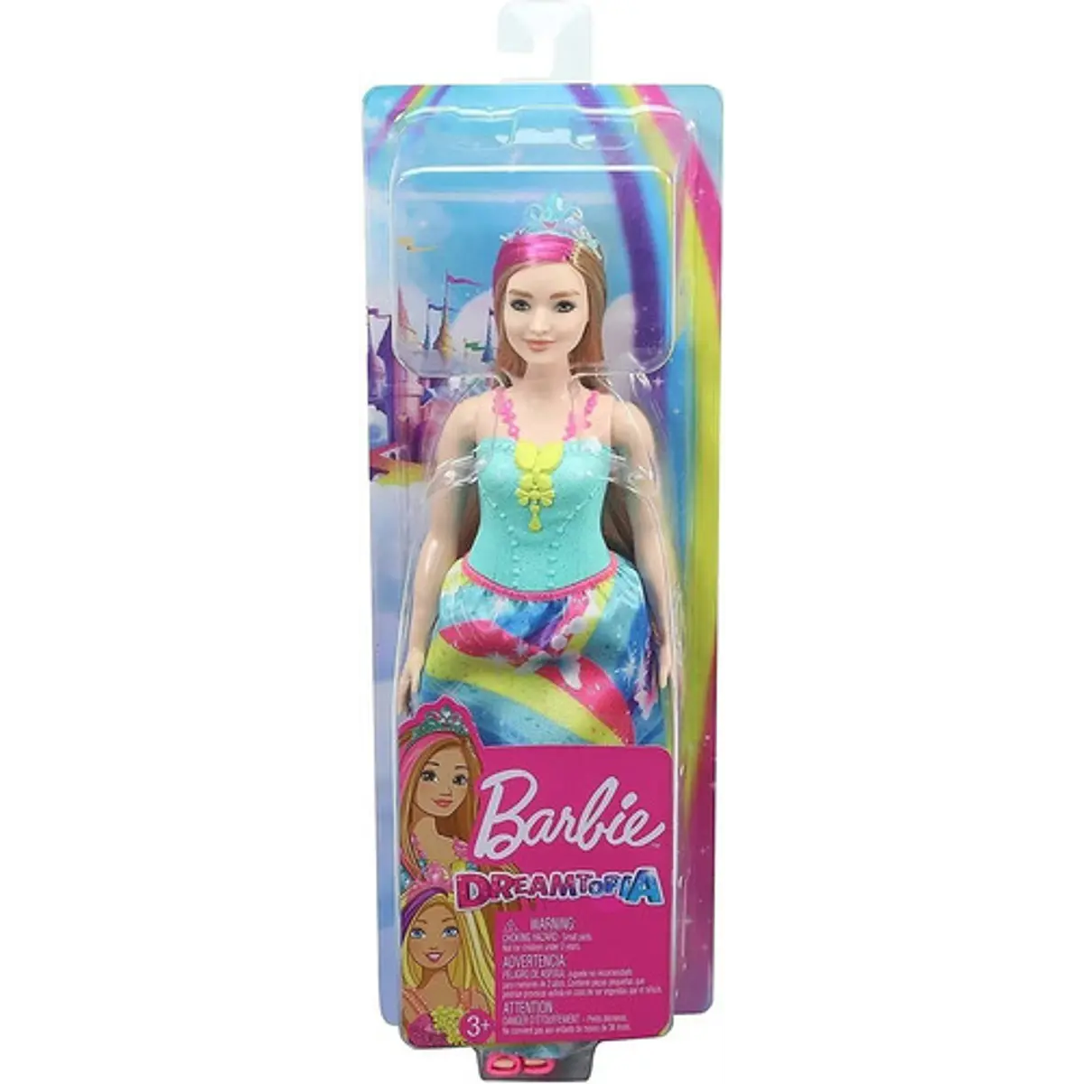 Muñeca Barbie Hada Dreamtopia Curvy Top Azul | ISA TOYS CHILE