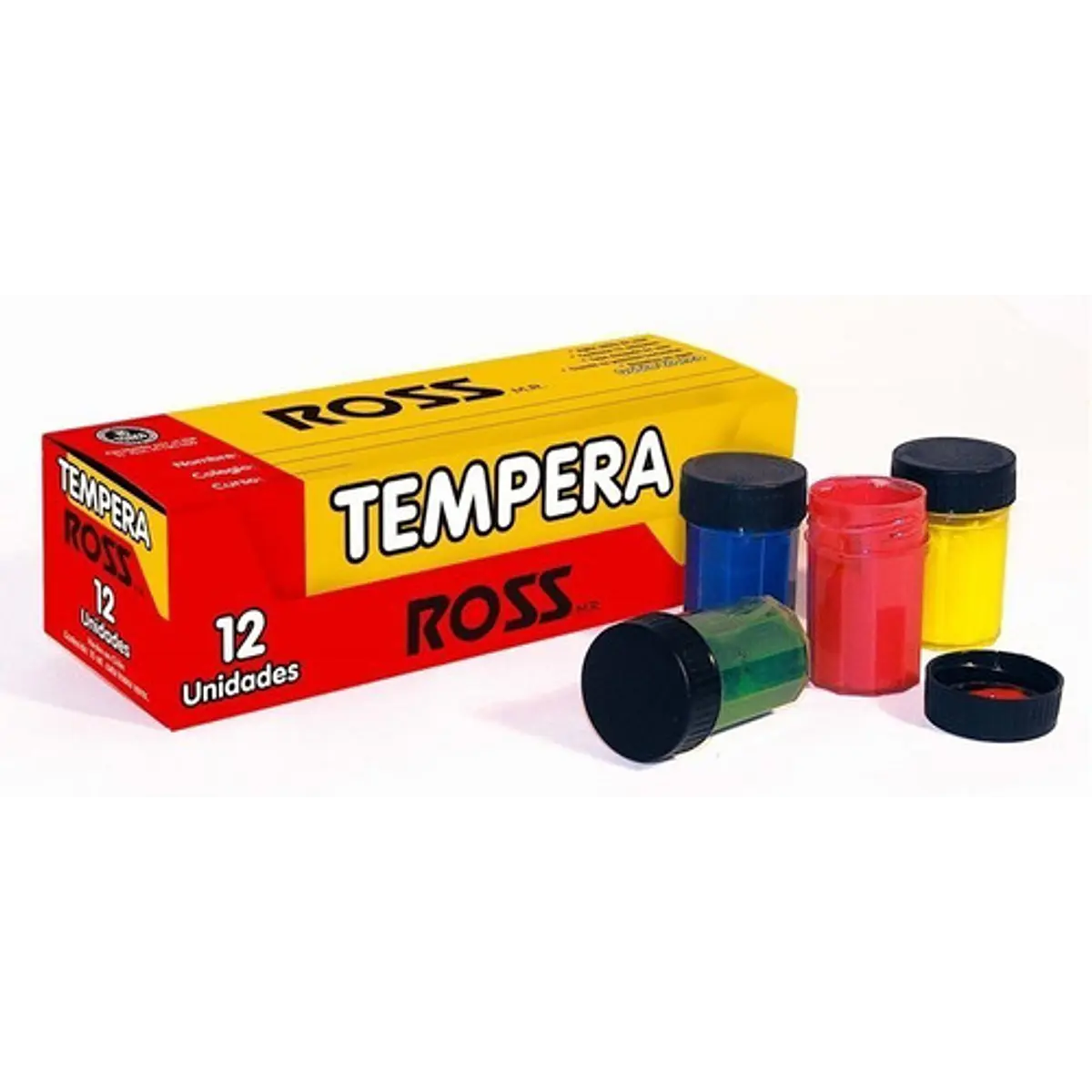 Tempera 12 Colores Ross | ISA TOYS CHILE