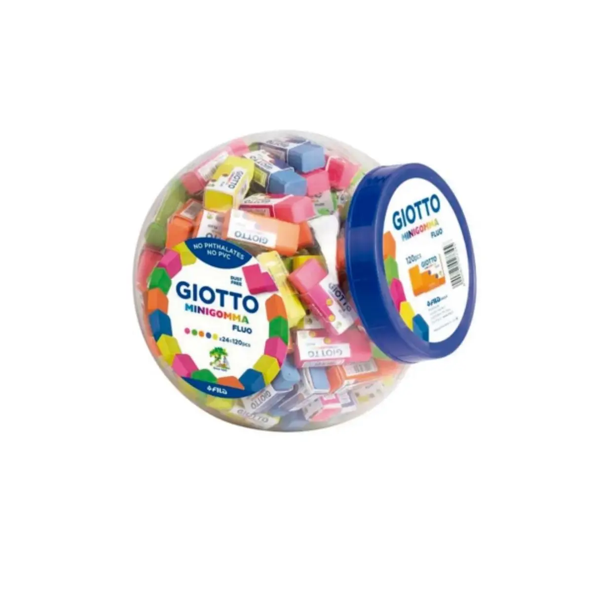 MINI GOMA GIOTTO PAQUETE 120 UNIDADES | ISA TOYS CHILE