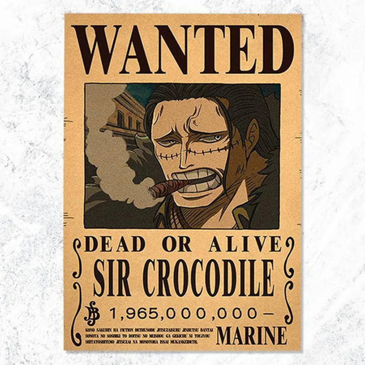 Poster One Piece Wanted A3 28,5 X 42cm | ISA TOYS CHILE