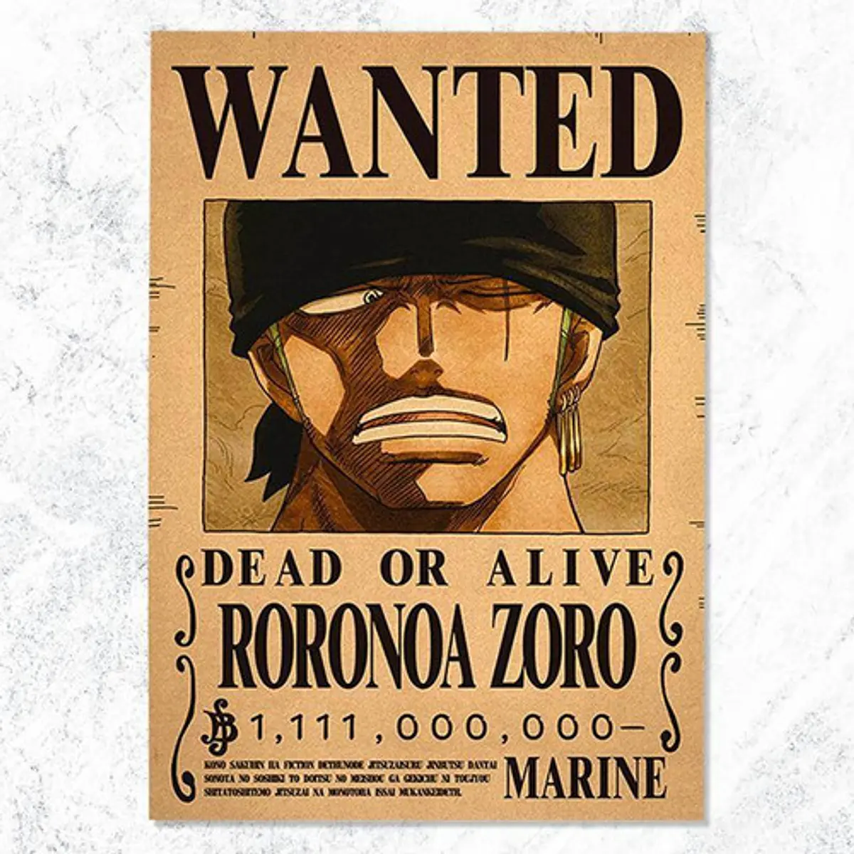 Poster One Piece Wanted A3 28,5 X 42cm | ISA TOYS CHILE