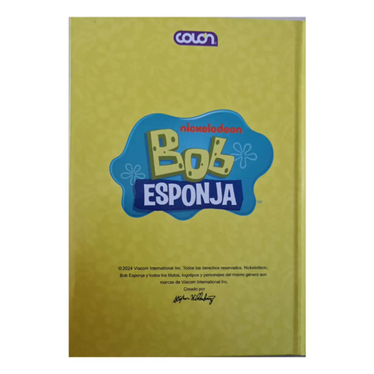 Libreta De Notas 3d Bob Esponja Rayado Lineas | ISA TOYS CHILE