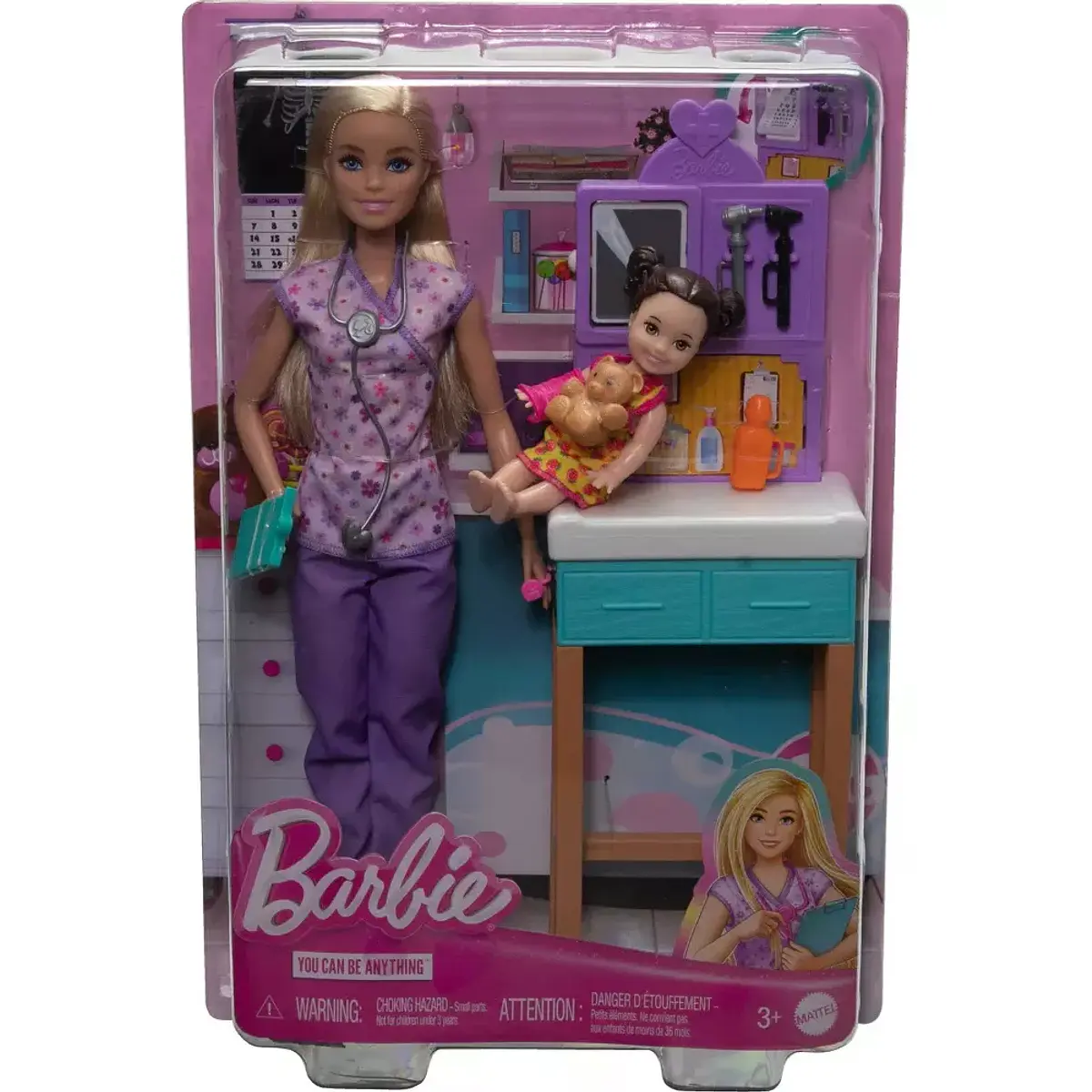 MUÑECA BARBIE PEDIATRA Y SET DE JUEGO DE MÉDICO CON ACCESORI | ISA TOYS ...