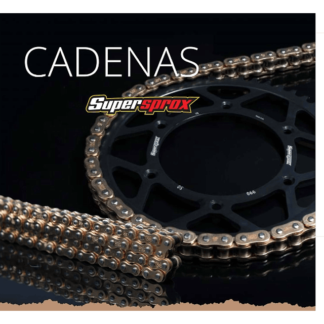 SuperSprox Gold. Con O'ring y Reforzada (Paso 520)