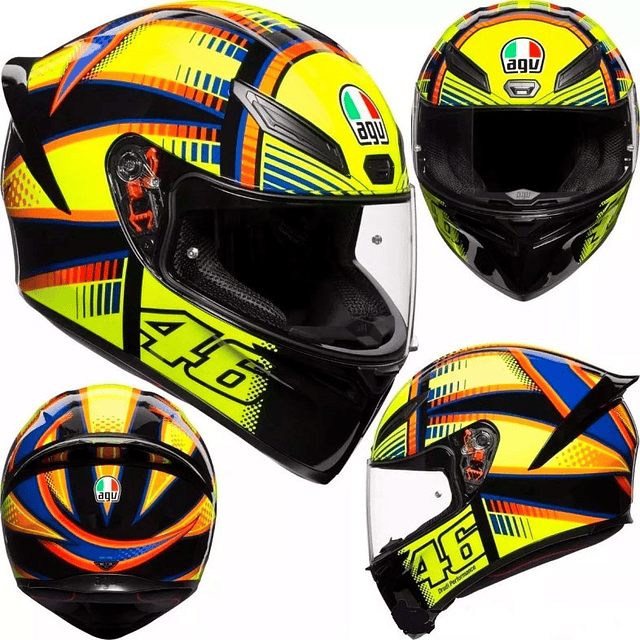Casco Integral Agv K1 VR Soleluna 2015