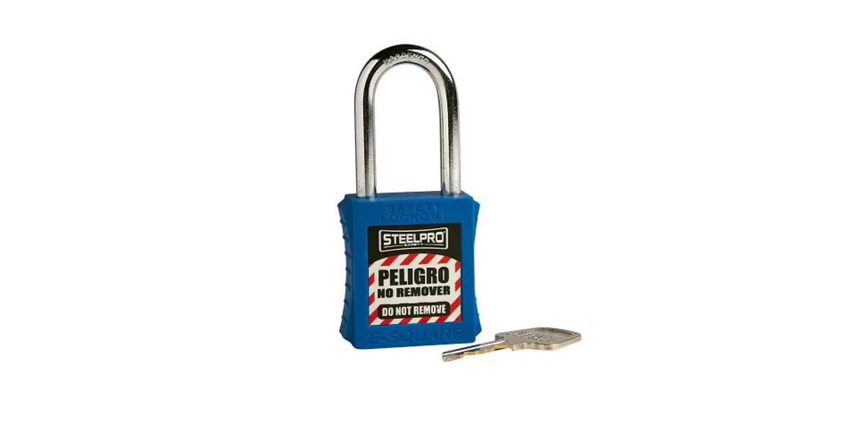 Candado Steelpro X10 azul