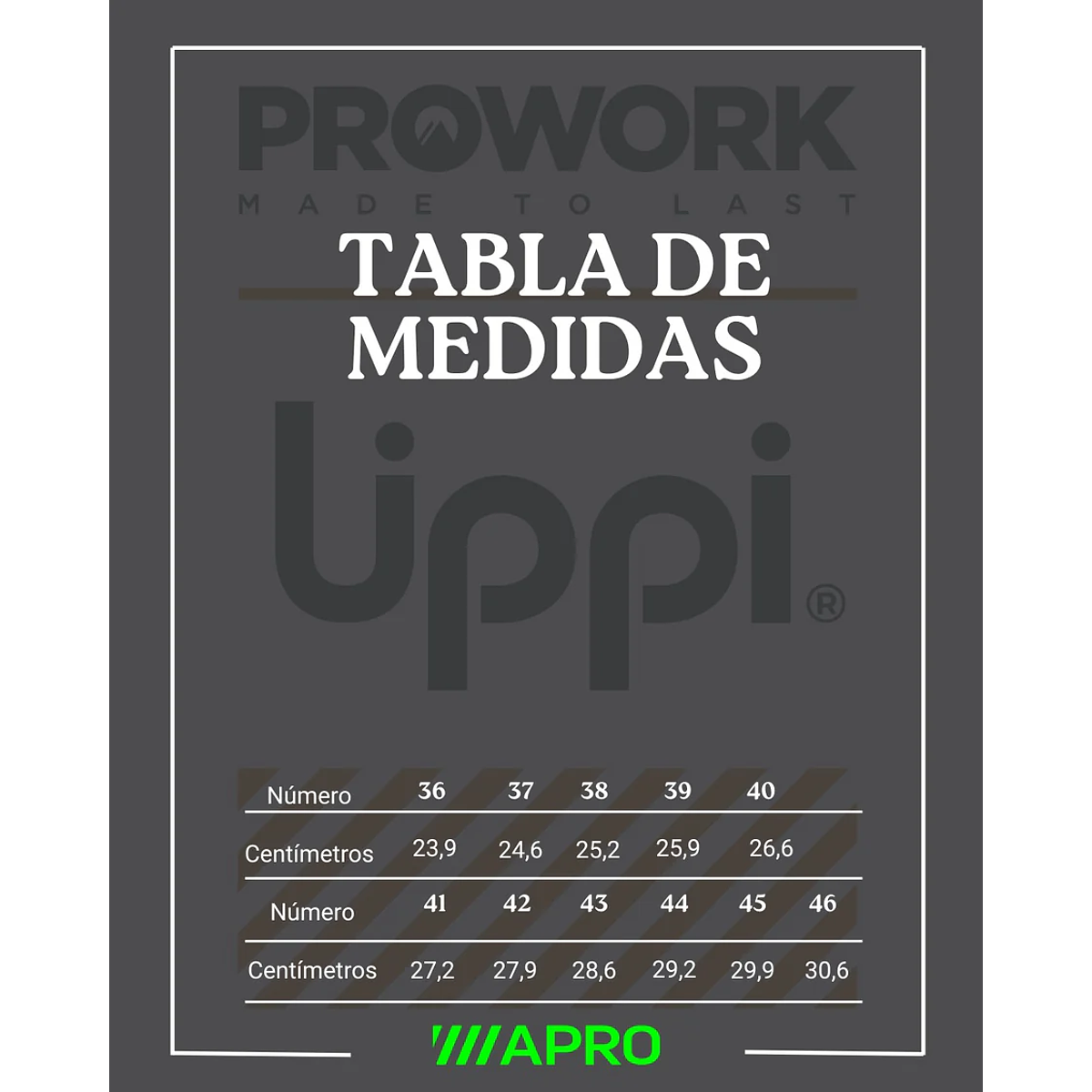 BOTÍN DE SEGURIDAD LIPPI VENTUS MID NEGRO