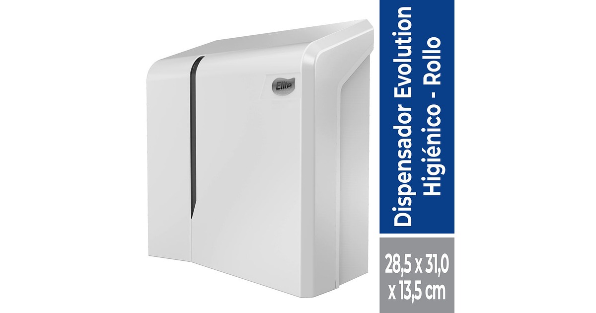 Dispensador Papel Higienico Evolution Blanco Elite
