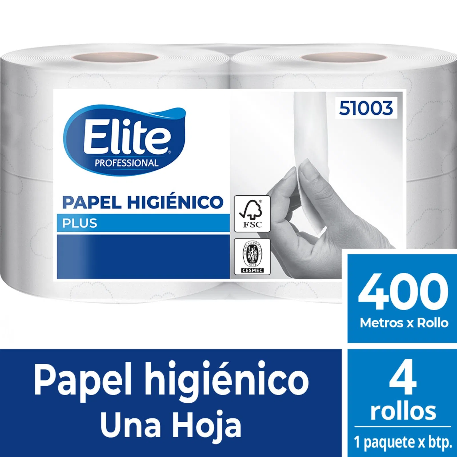 Papel Higienico 4x400 mts