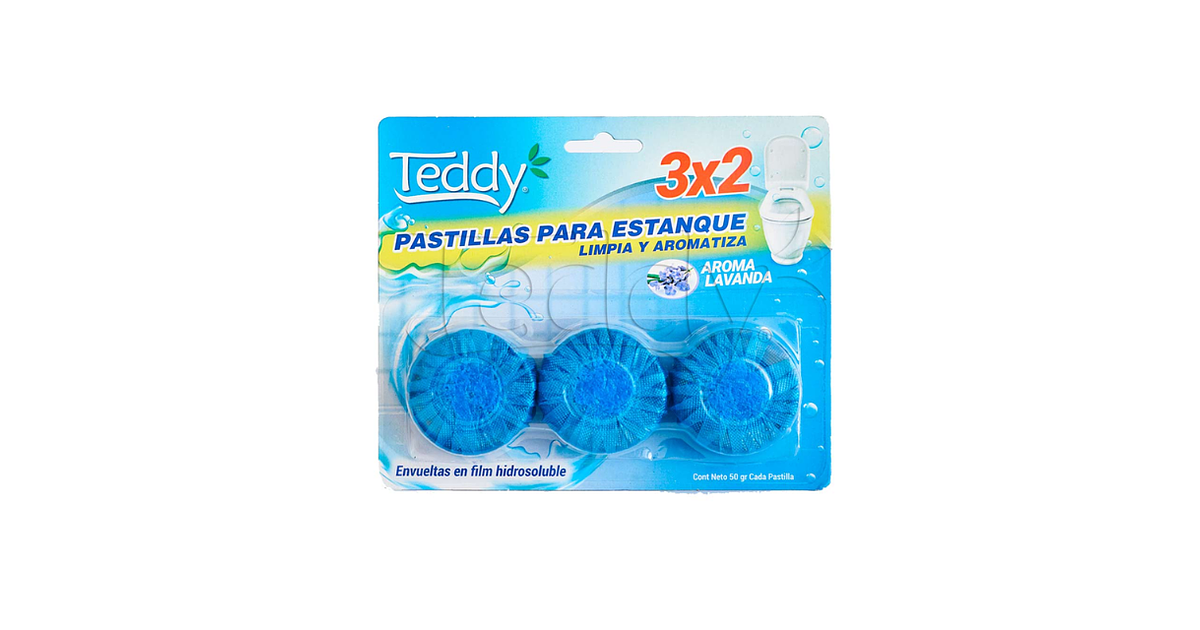 Pastillas Estanque 48 gr 3 Un Teddy