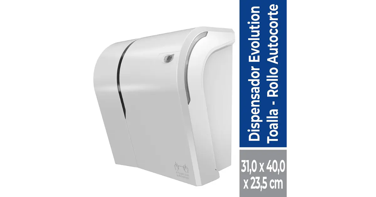 Dispensador Toalla Autocorte Evolution Blanco Elite