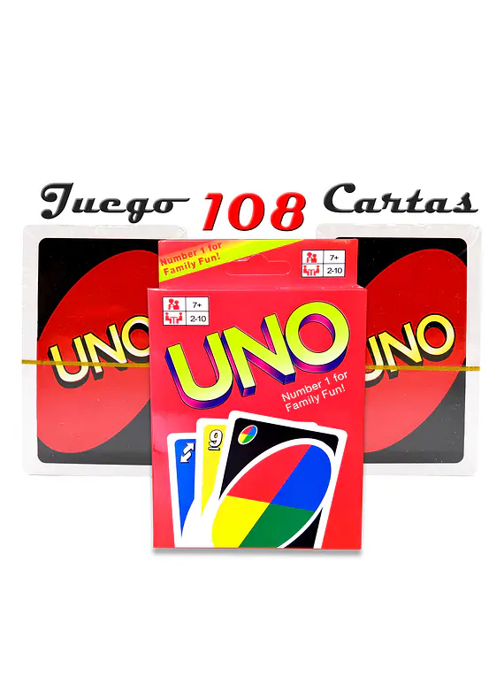 Cartas Uno Juego Mesa Interactivo Juguete Jugueteria Familia