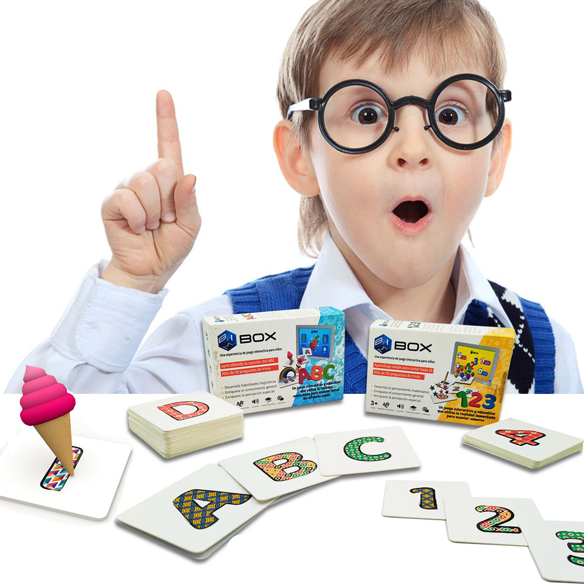 Bimbox x2 Juguete Interactivo ABC 123 Aprendizaje Niños N...