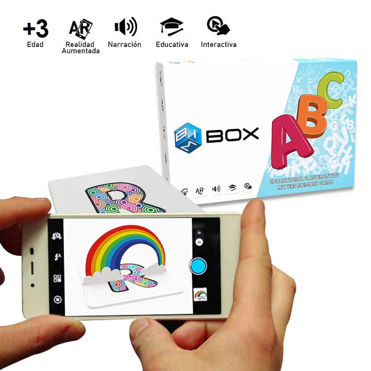 Bimbox x2 Juguete Interactivo ABC 123 Aprendizaje Niños N...