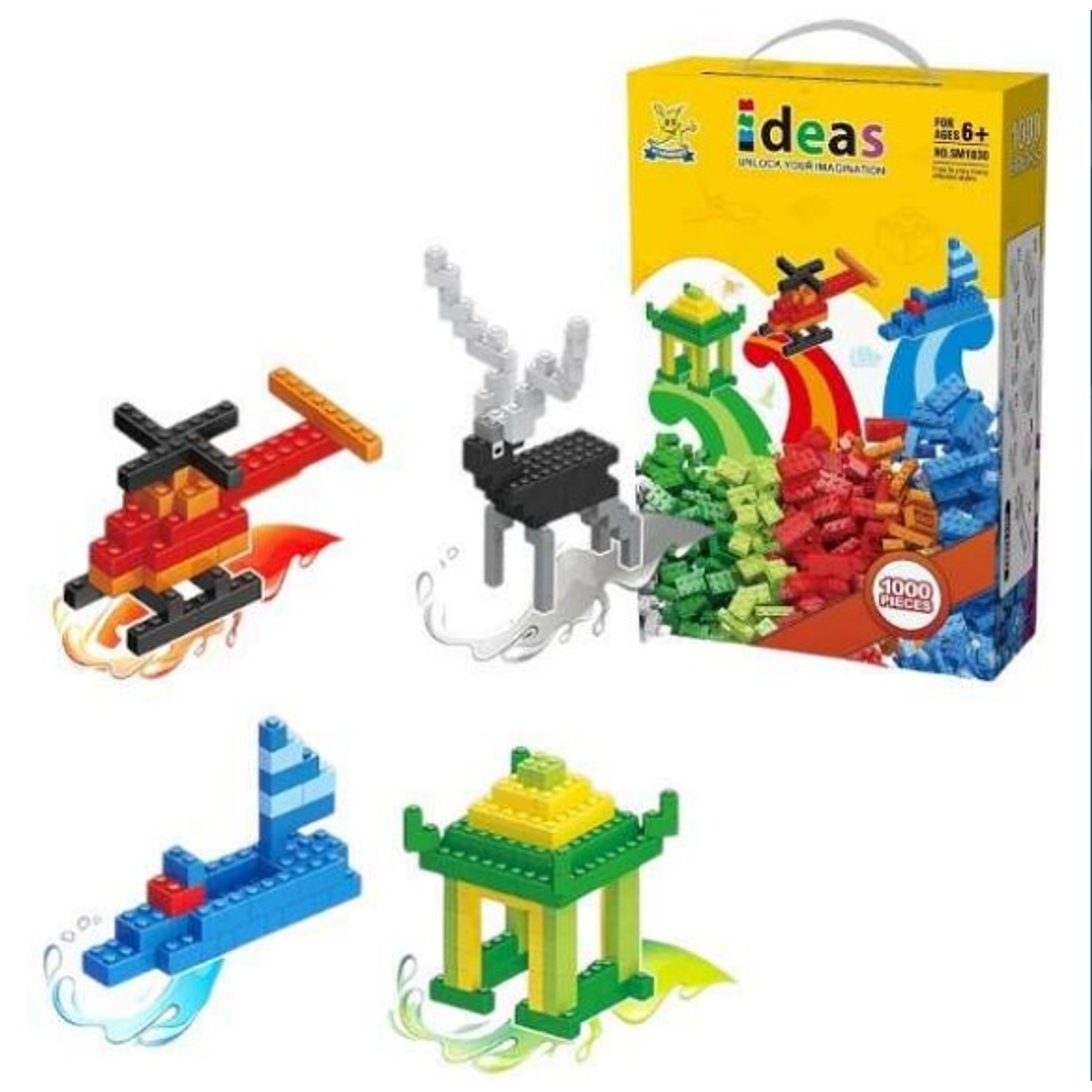 Juego Armable Bloques 1.000 pcs Armatodo Didáctico