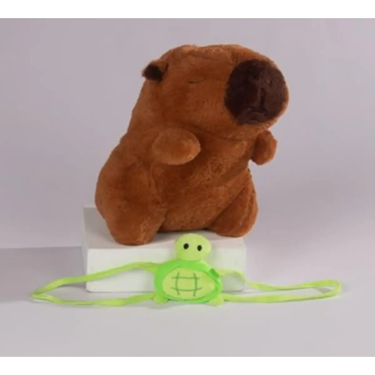PELUCHE CAPIBARA TORTUGA CLARO