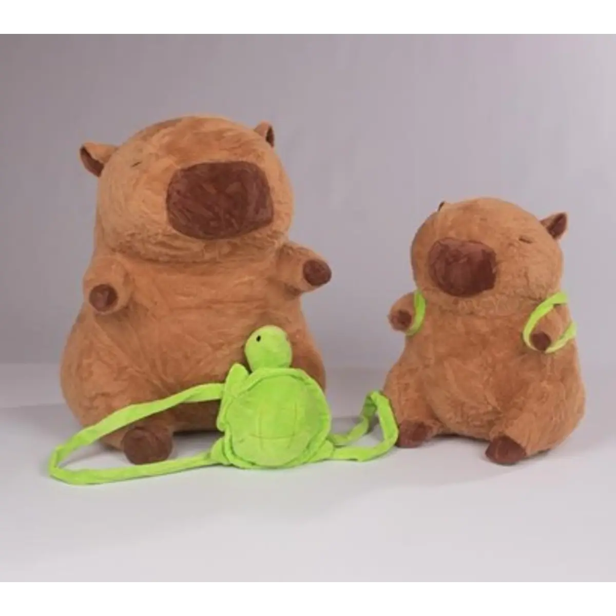 PELUCHE CAPIBARA TORTUGA CLARO