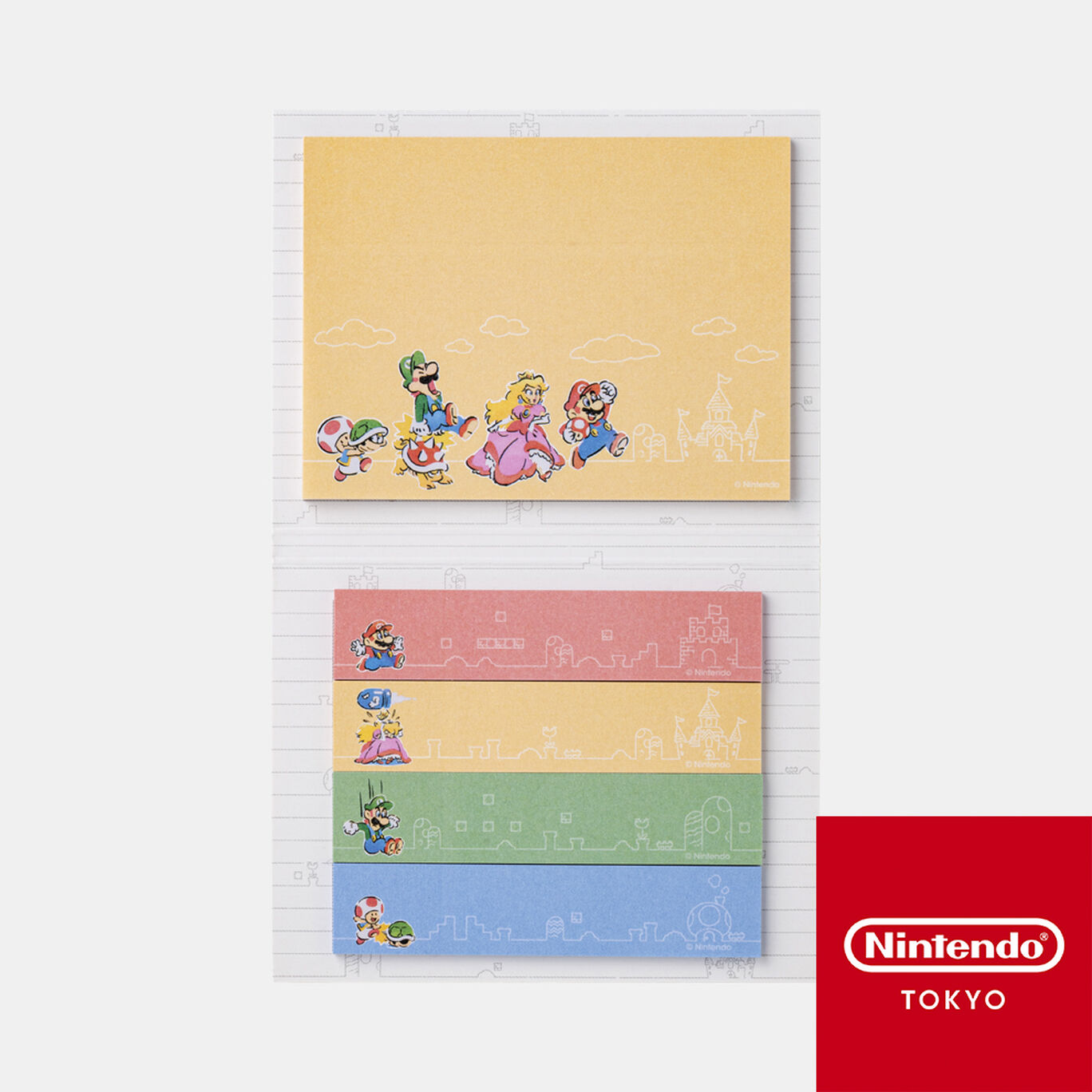 Sticky Notes - Super Mario Family - Nintendo Tokyo