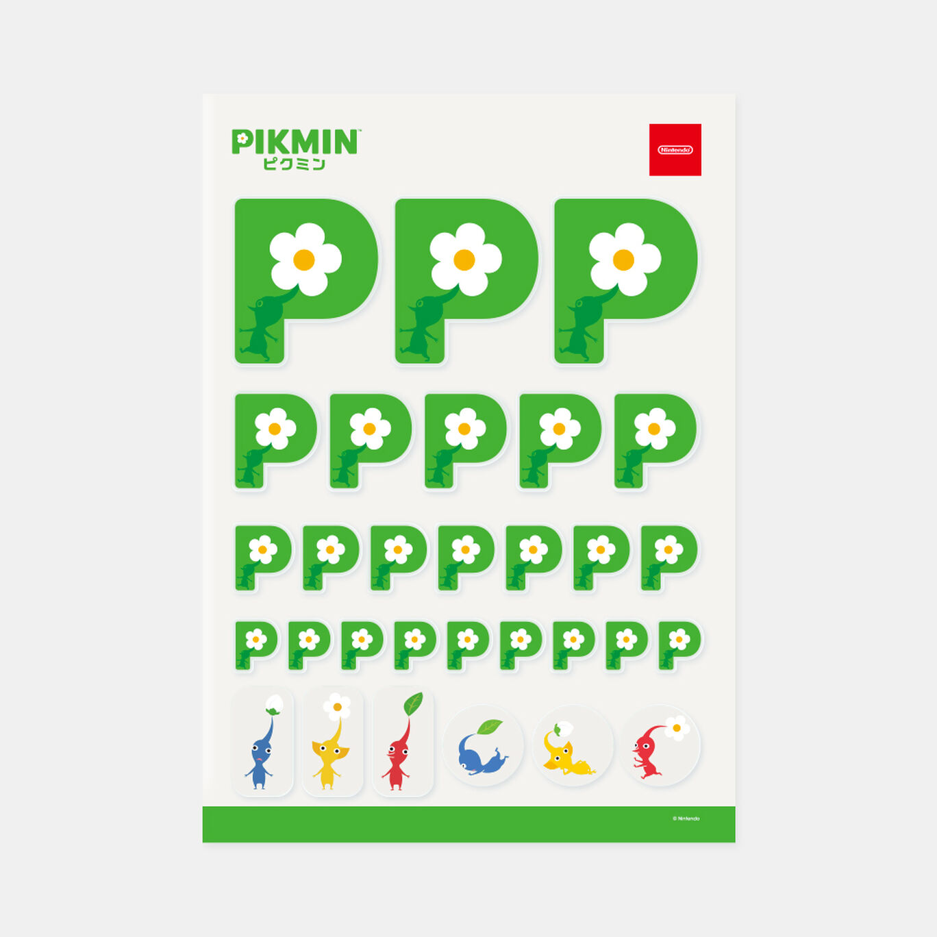 Set Stickers Pikmin - Nintendo Tokyo