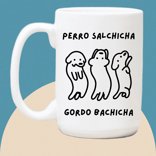 Perro Salchicha Gordo Bachicha