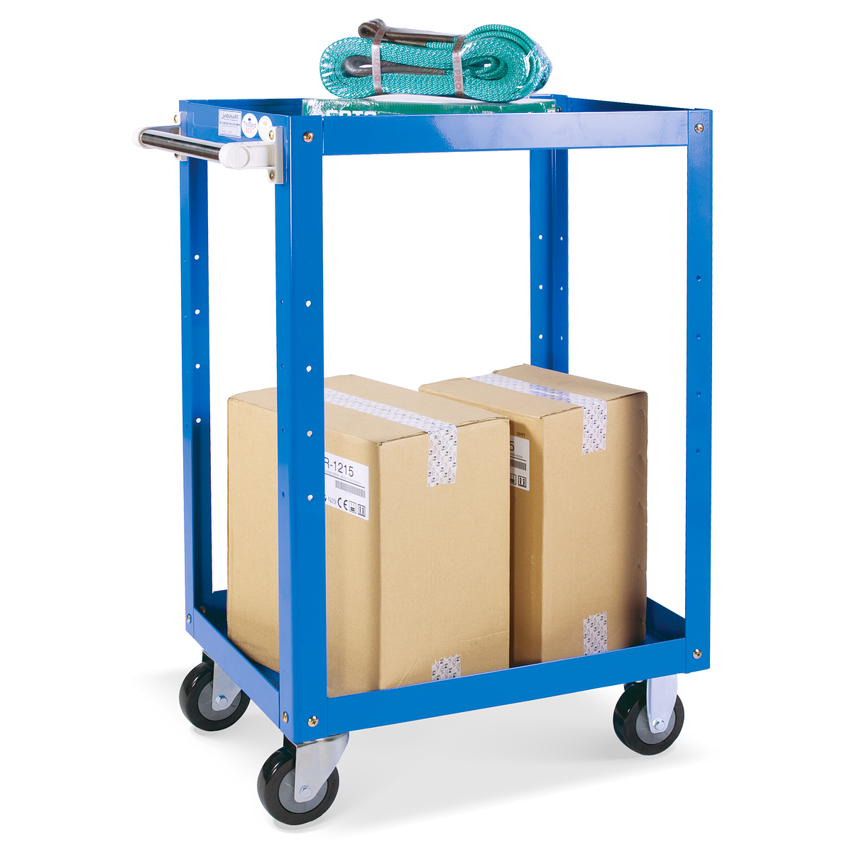 Carro Picking Pequeño De Acero 2 Bandejas