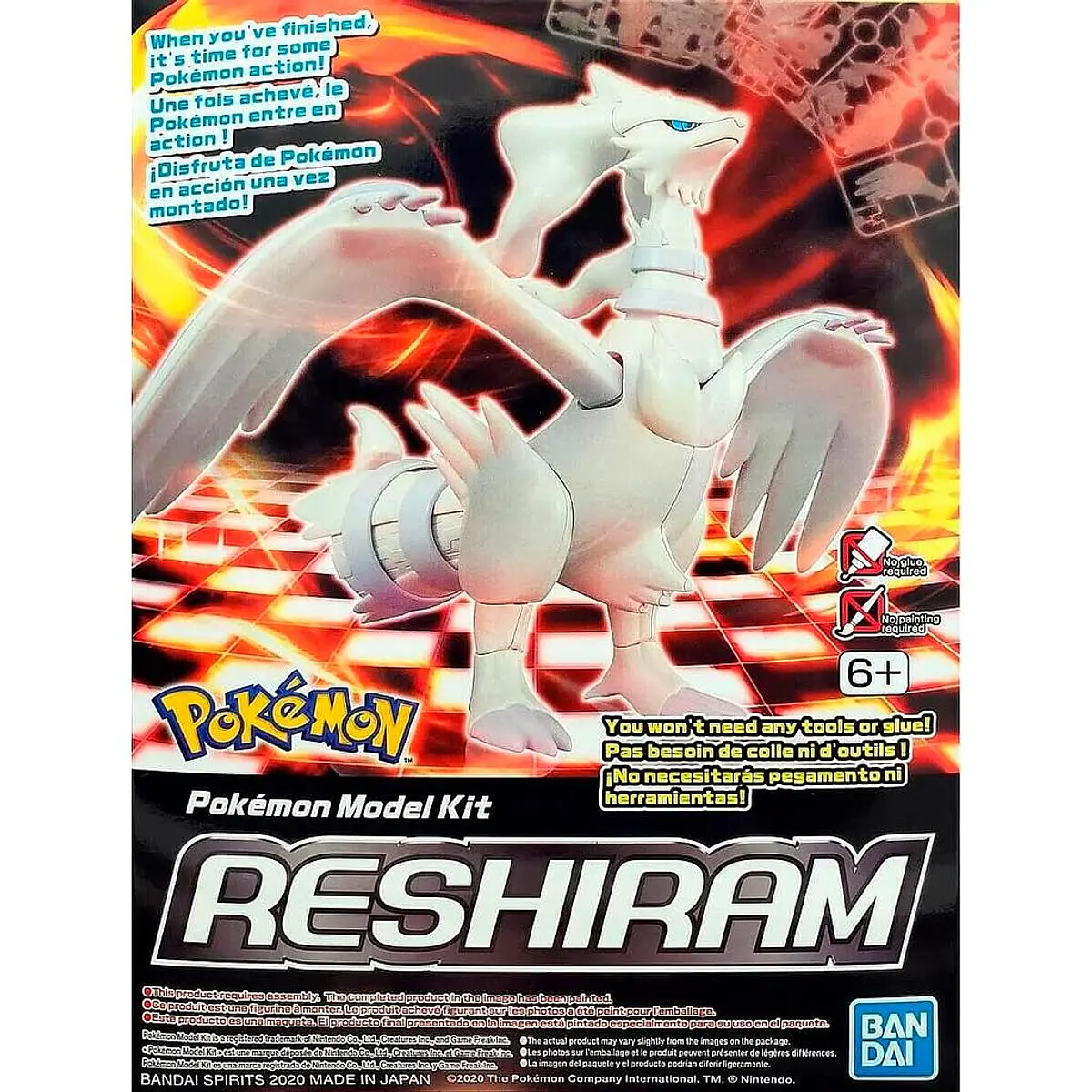 Reshiram Pokemon Model Kit