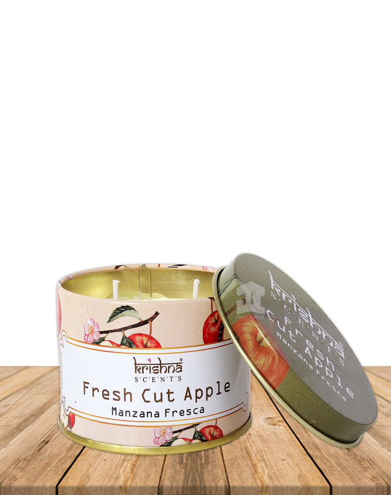 Vela Aromaticas Lata Krishna Manzana Fresca