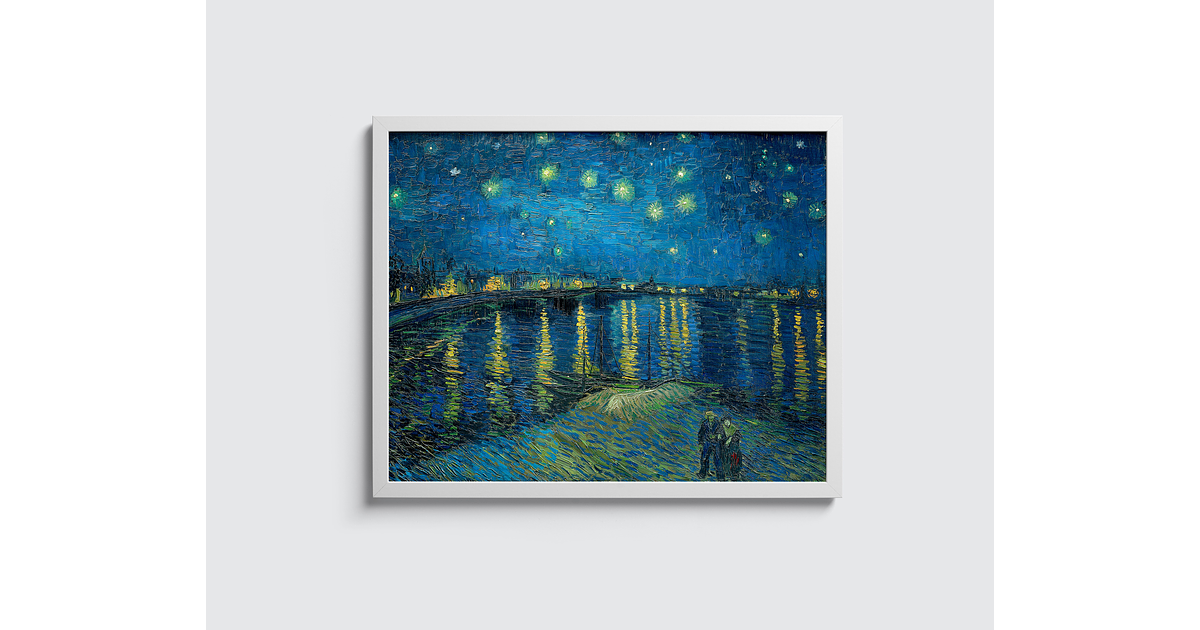 Starry Night over The Rhone 1888 - Vincent Van Gogh