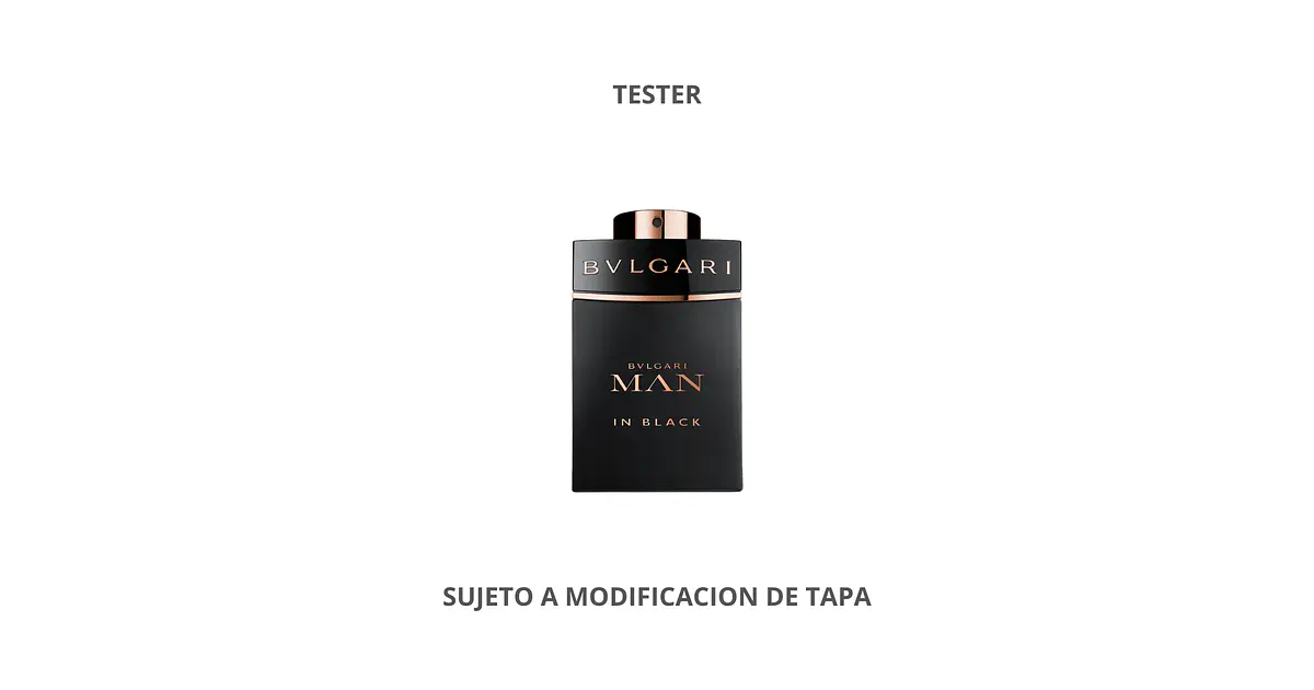 Tester Man In Black de Bvlgari Edp 100ml Hombre